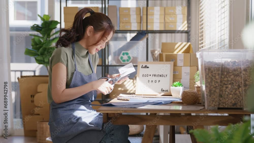 Eco ESG vendor prepare go green tag box design net zero waste free ...