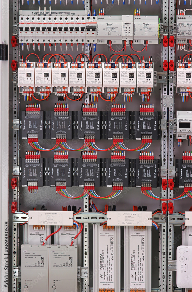 Foto de Electronic control modules for apartment automation are ...