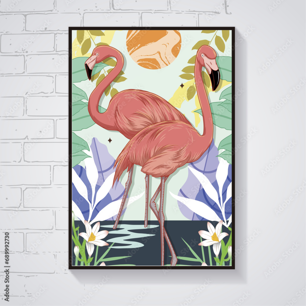 Vector illustration print poster,tablo for your wall art collection ...