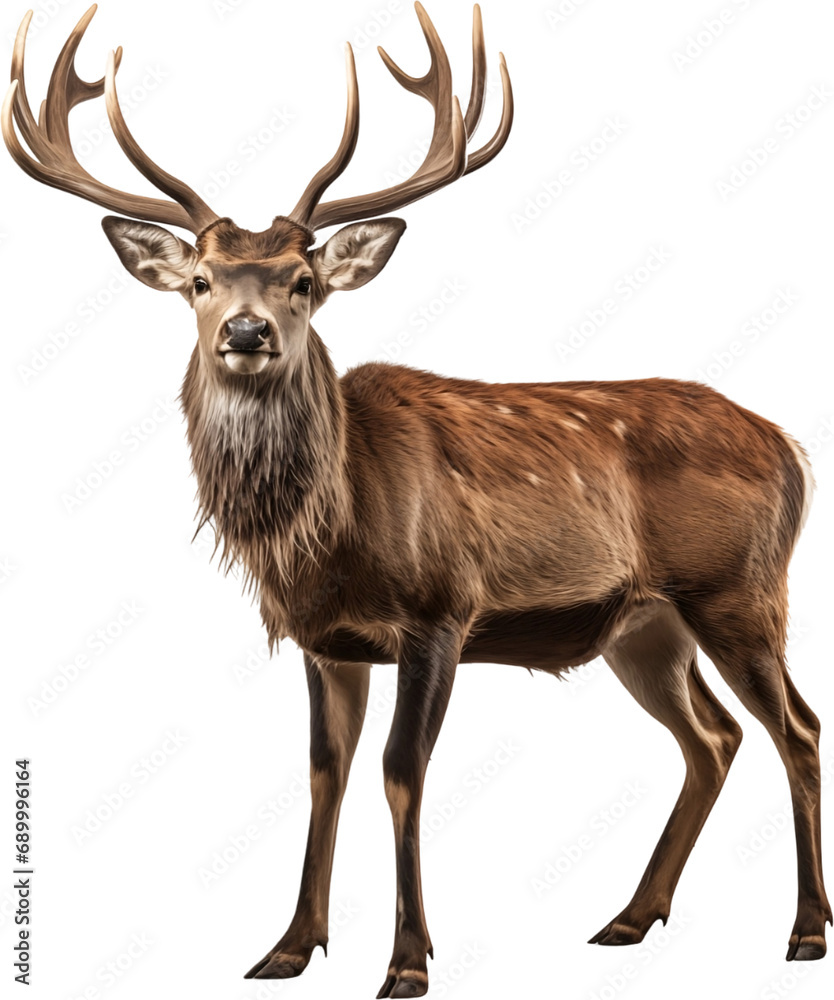Picture of a buck isolated on transparent background, png Stock Photo ...