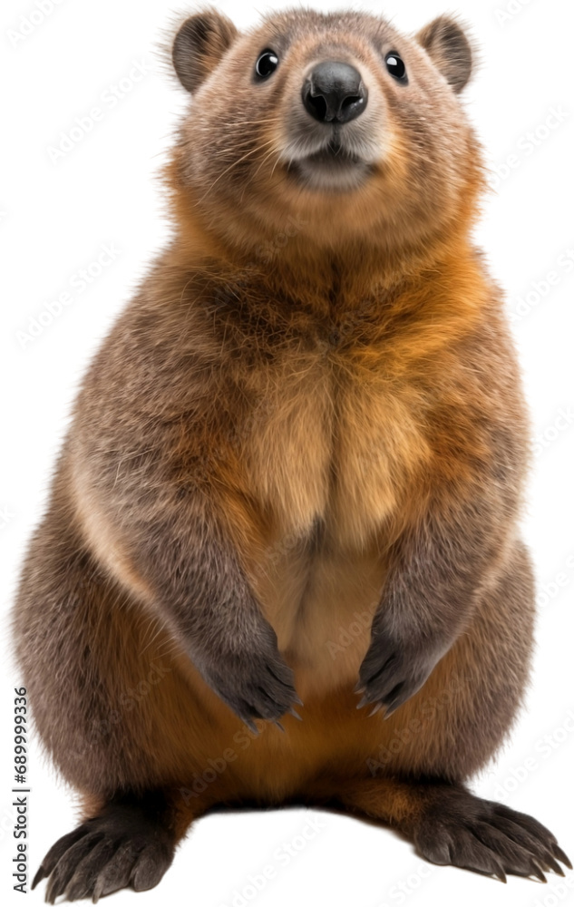 Picture of a quokka isolated on transparent background, png Stock Photo ...