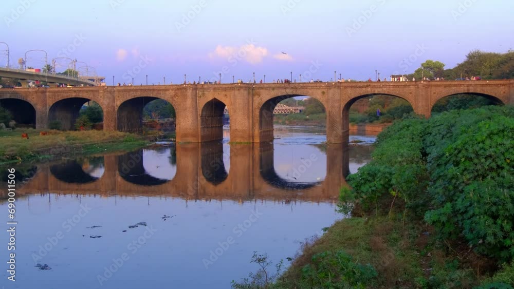30 November 2023, Chhatrapati Shivaji bridge Built in 1924, this Heritage bridge built during ...