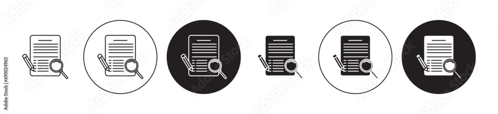 Defining vector illustration set. Defining business plan explain ...