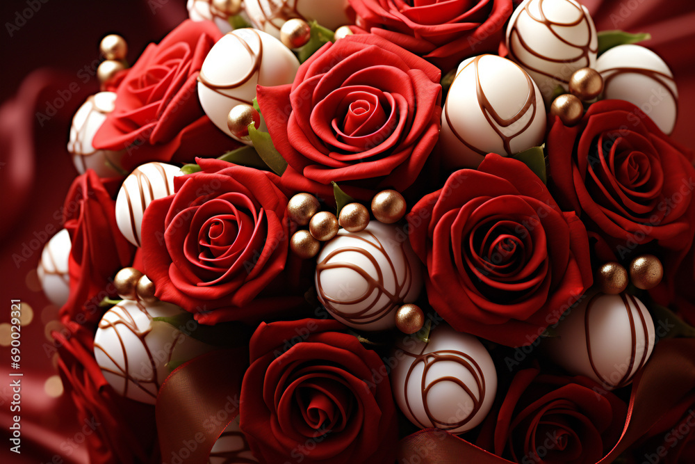 bouquet of red roses on black red roses background a photo of red reses ...