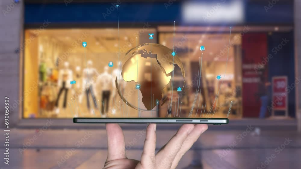 Smart city IOT internet of thing ICT digital technology futuristic ...