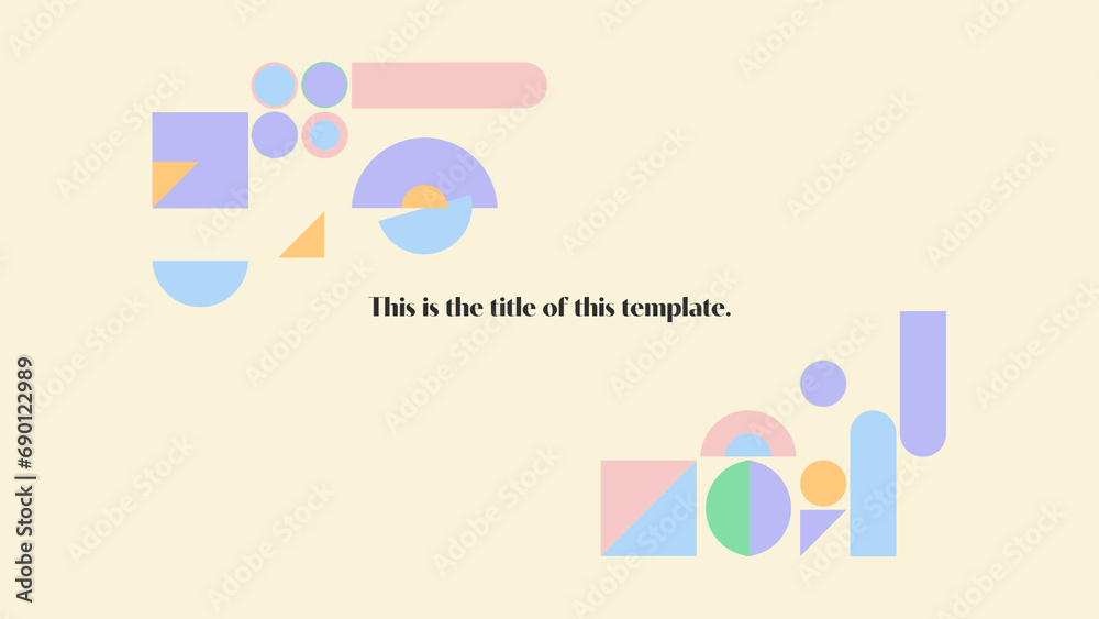 Eye Catching 2D And 3D Title Stock Template | Adobe Stock