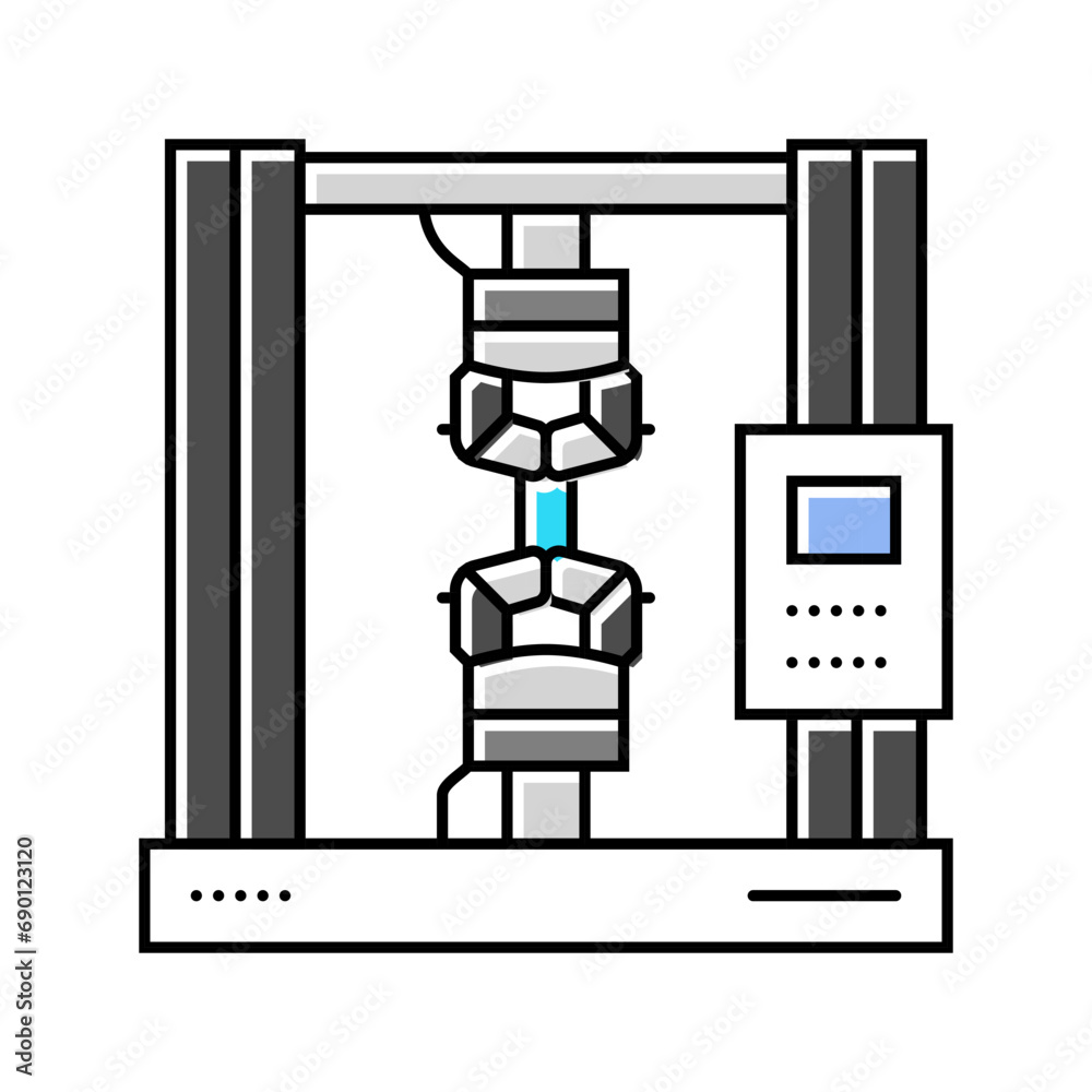 tensile testing materials engineering color icon vector. tensile ... tensile testing materials engineering color icon vector. tensile ...