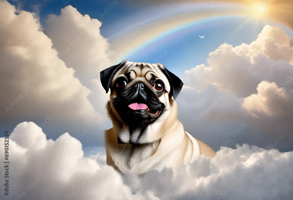 Rest in peace my beautiful pug. Stock Photo | Adobe Stock