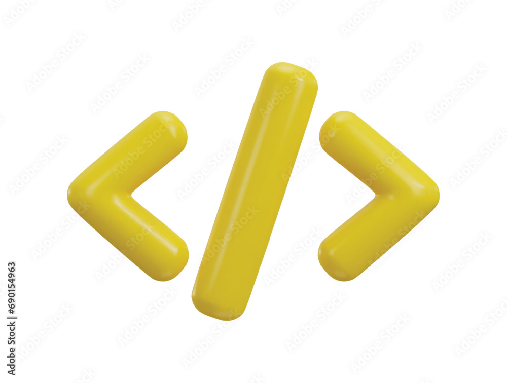 3d code icon symbols of programming vector illustration Stock Vector ...