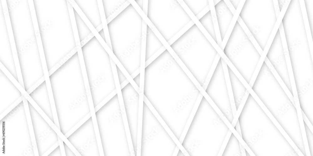 abstract white lines background with shades. Creative and geometric ...
