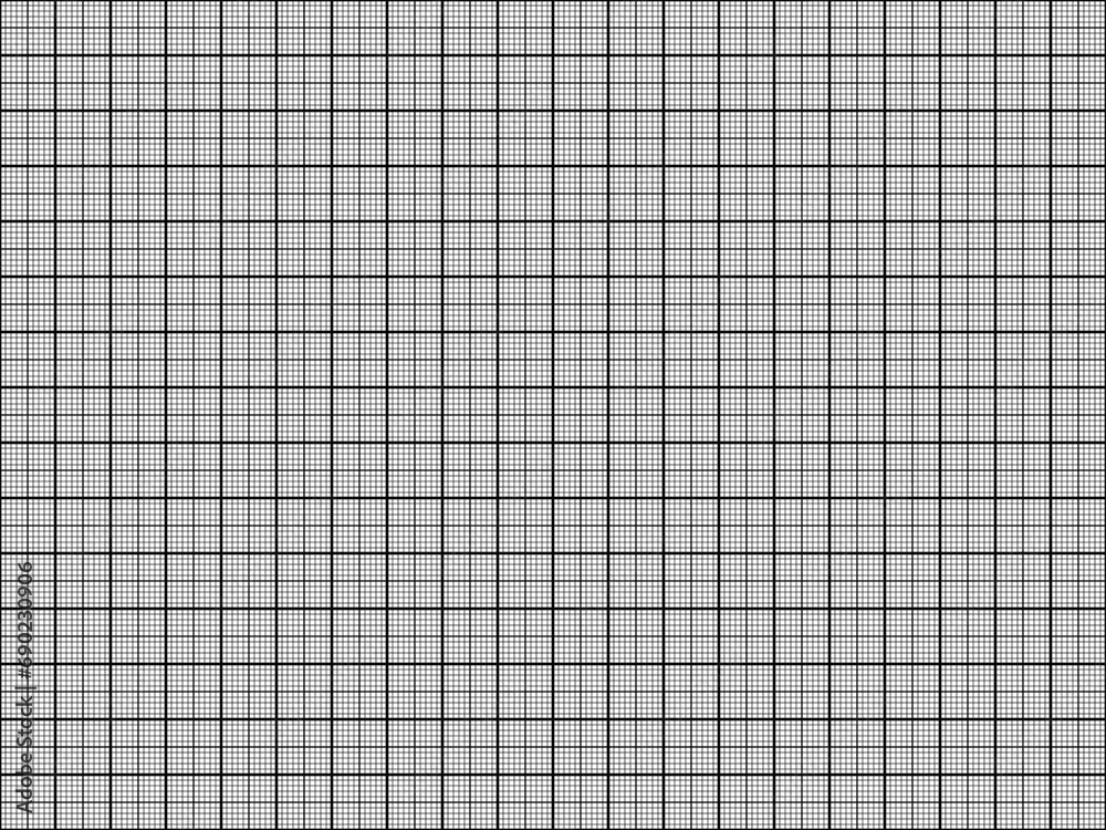 Graph paper. Seamless millimeter grid. Square graph paper background ...