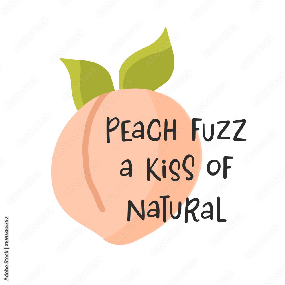 Peach Fuzz a kiss of neutral. Trendy color of the year 2024. Pantone ...