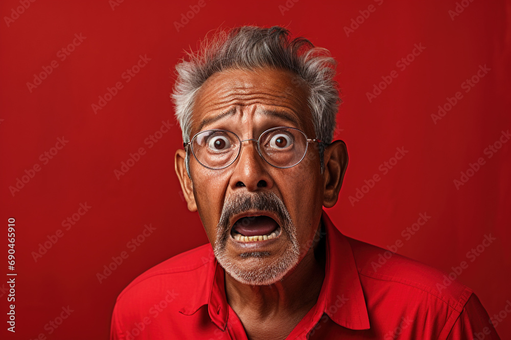 Desperate Indian man screaming crying suffering from headache, migraine ...