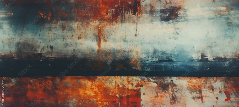 Grunge lens flare film effect background. Generative AI technology ...