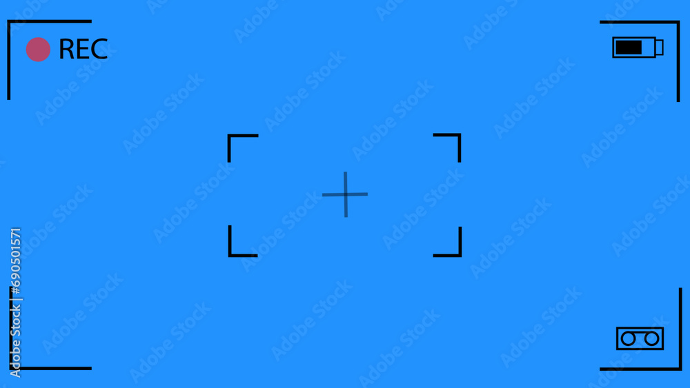 Camera mobile recording screen overlay animation with chroma key. DSLR ...