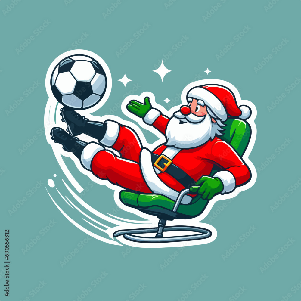 santa claus cartoon illustration of santa claus logo, santa claus ...