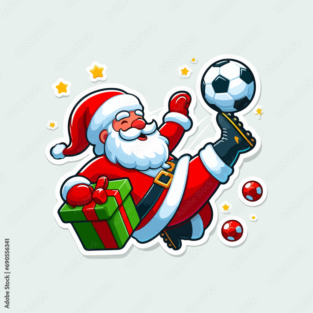 santa claus cartoon illustration of santa claus logo, santa claus ...