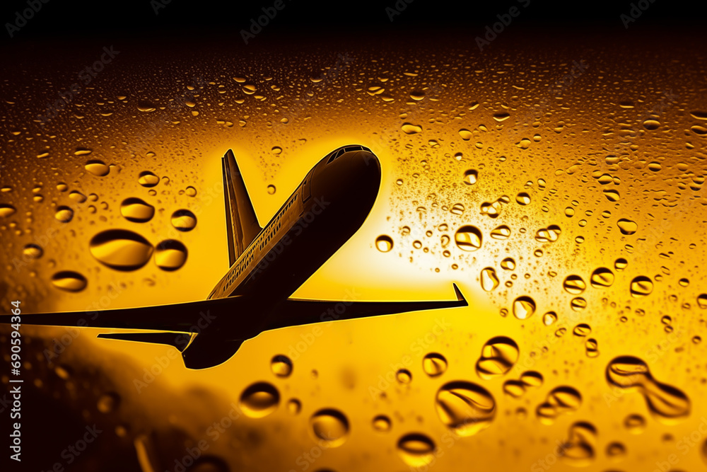 Airplane on Cooking Oil as petroleum. Used Cooking Oil (UCO) as fuel ...