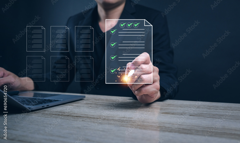 checklist approval form business task choice digital online survey ...