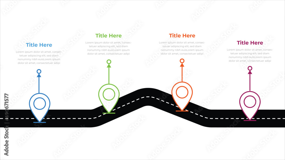 Business road map timeline infographic icons designed. Can be used for ...