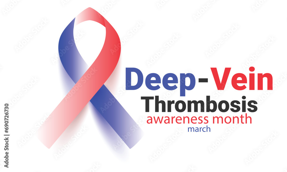 Deep vein thrombosis awareness month. background, banner, card, poster ...