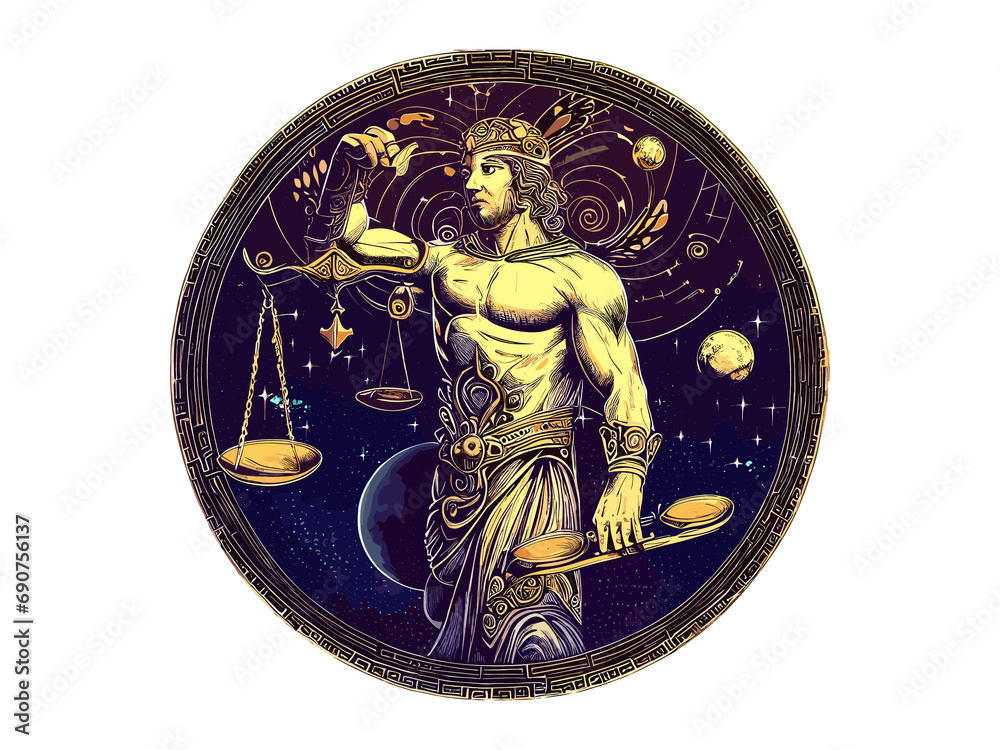 Libra Zodiac signs astrology horoscope esoteric, Libra constellations ...