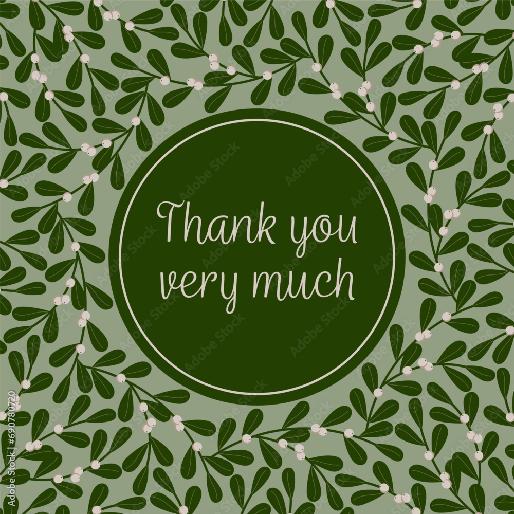 Thank you very much - Schriftzug in englischer Sprache - Vielen Dank ...