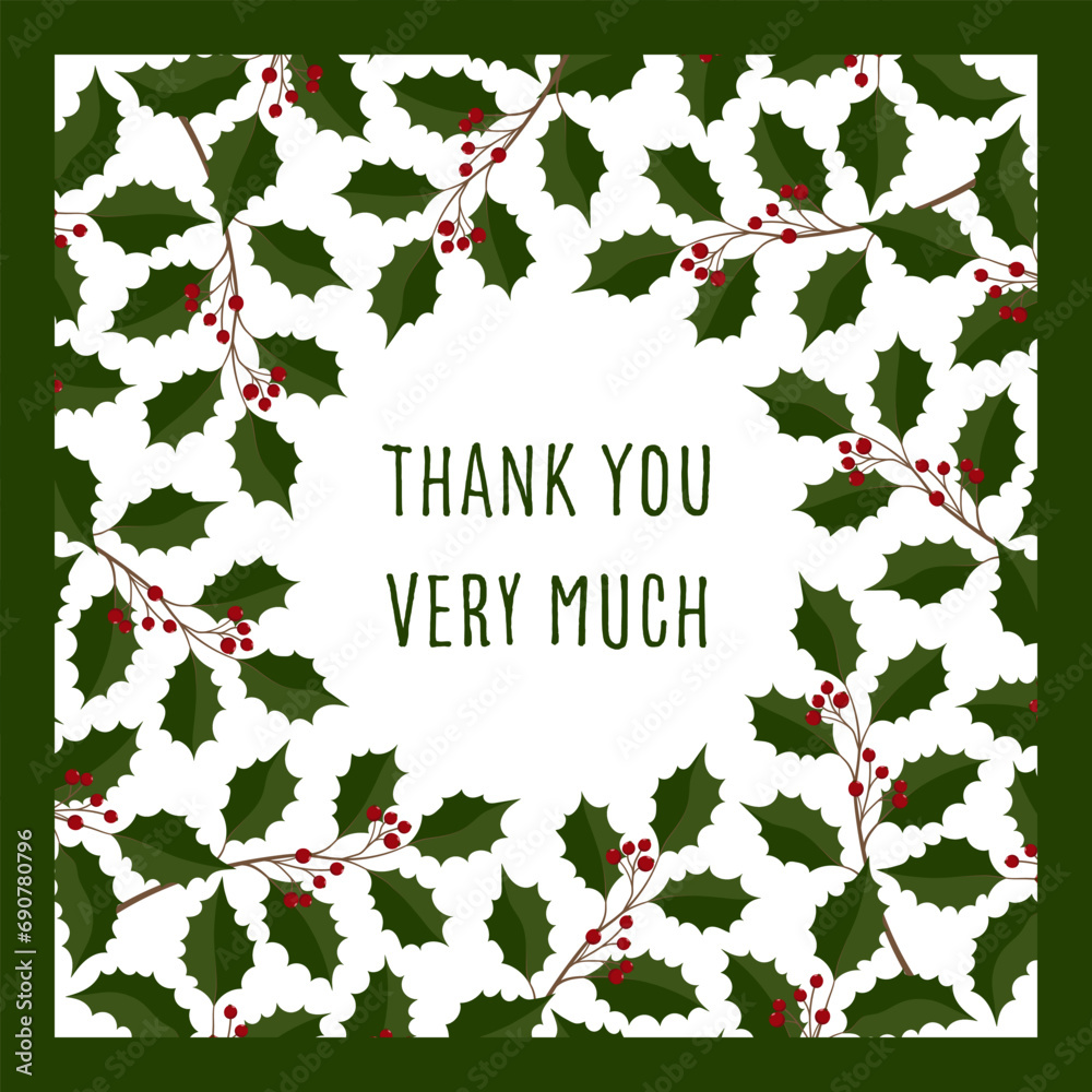 Thank you very much – Schriftzug in englischer Sprache - Vielen Dank ...