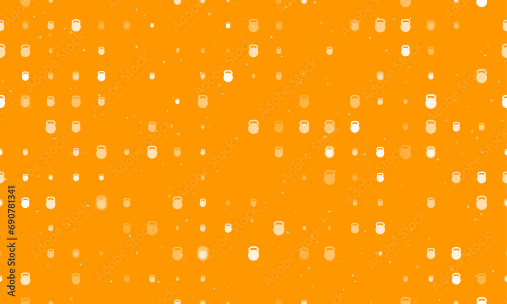Seamless background pattern of evenly spaced white sports weight ...