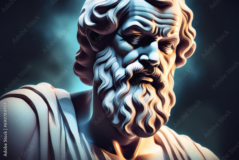 Socrates, Greek philosopher from Athens, founder of Western philosophy ...