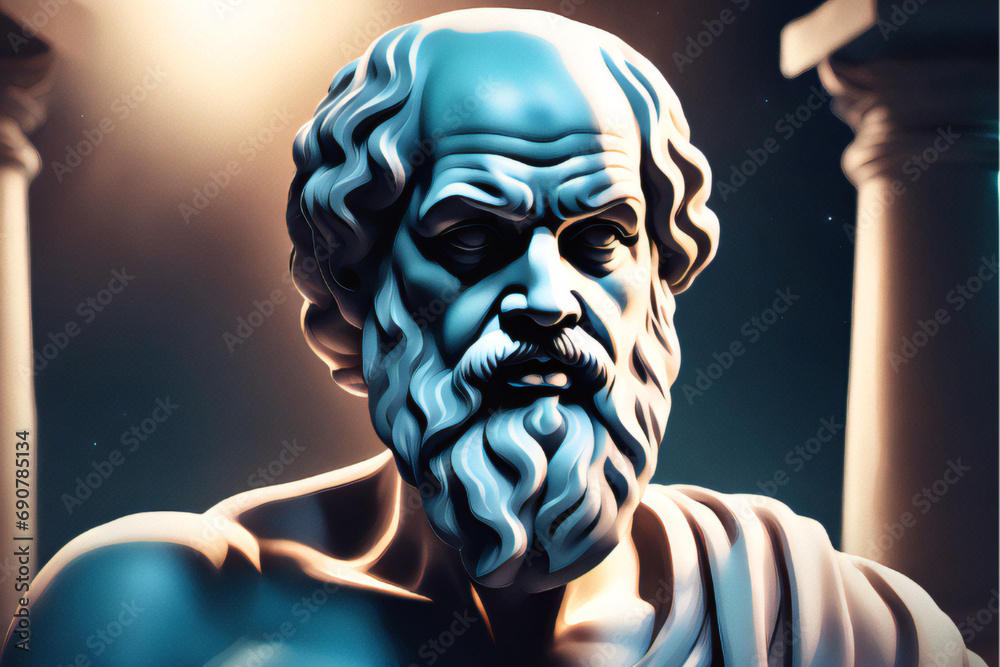 Socrates, Greek philosopher from Athens, founder of Western philosophy ...