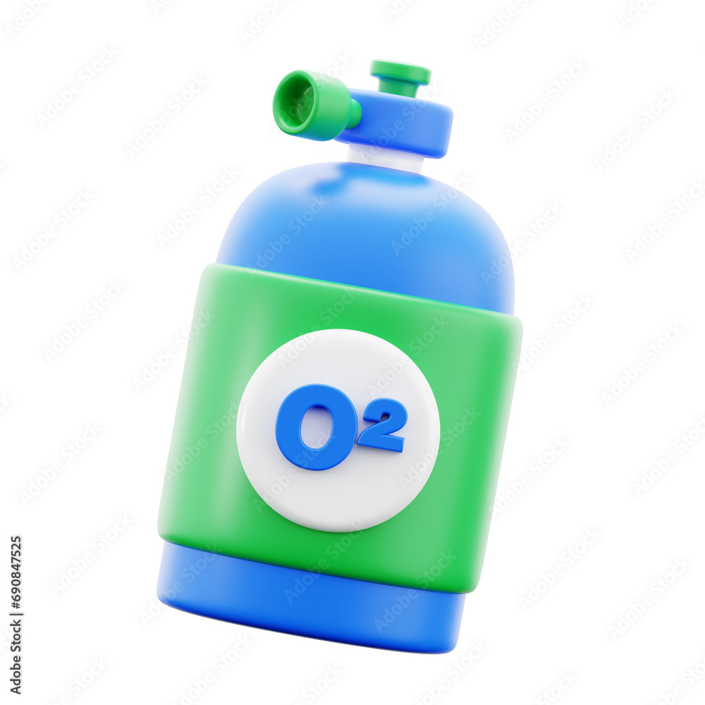 oxygen tank cylinder for icu breath patient treatment medical hospital ...