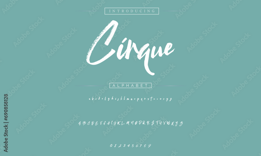 Cirque signature Font Calligraphy Logotype Script Brush Font Type Font ...