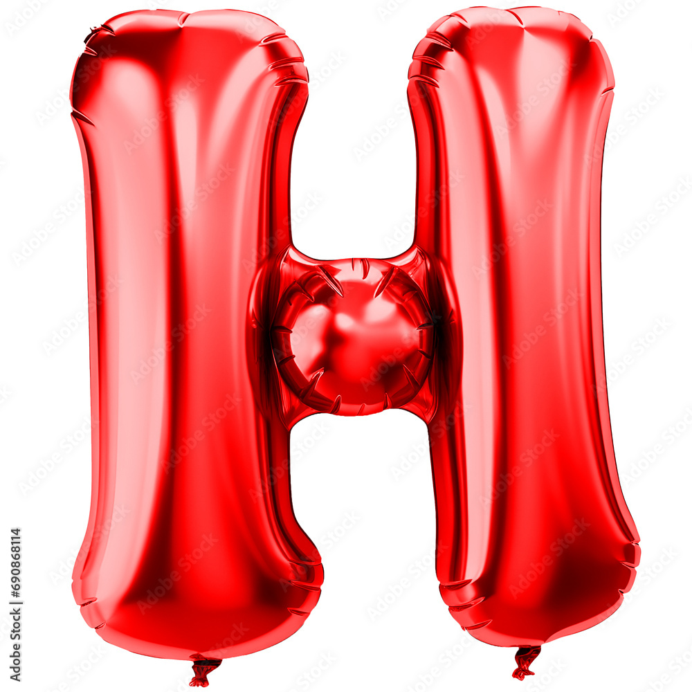 Red Alphabets and number Balloons clipart, letters, transparent ...
