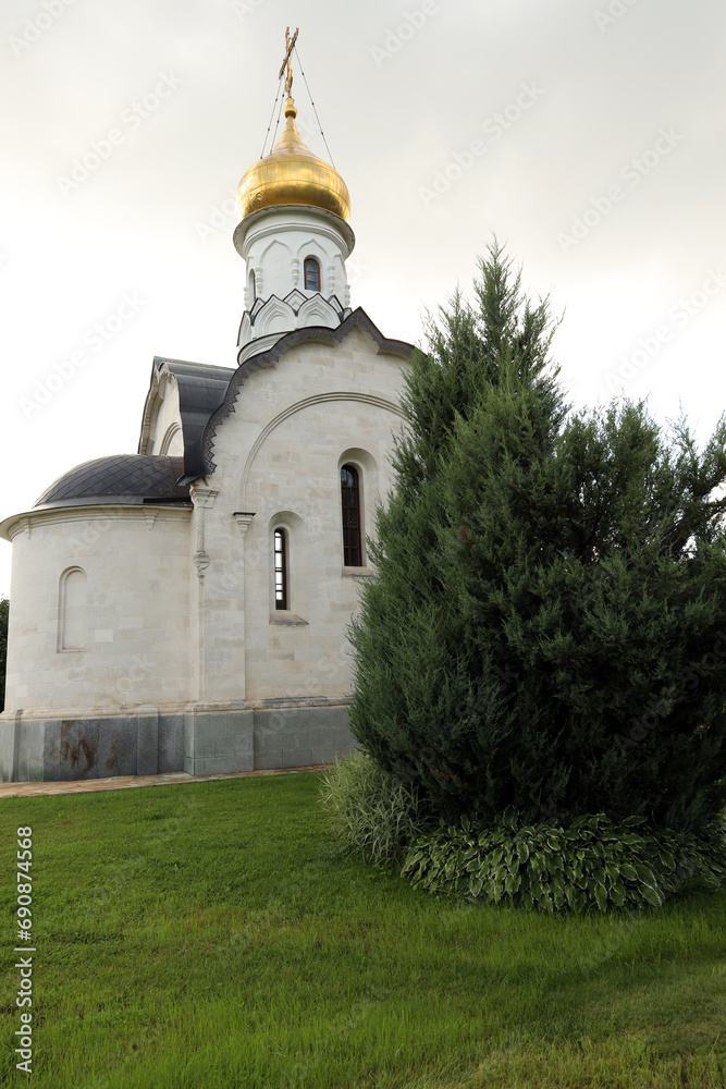 Church-chapel of St. Basil the Great on the territory of VDNKh Park ...