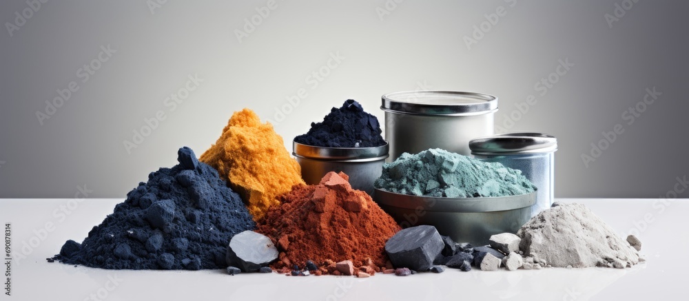 Coltan ore is essential for modern electronic devices. Stock Photo ...