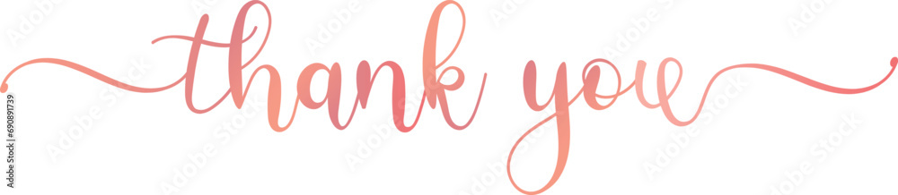 Thank you speech pantone color Stock Vector | Adobe Stock