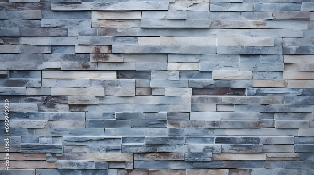 natural bricks wall background, blue grey rusty bricks with hard ...
