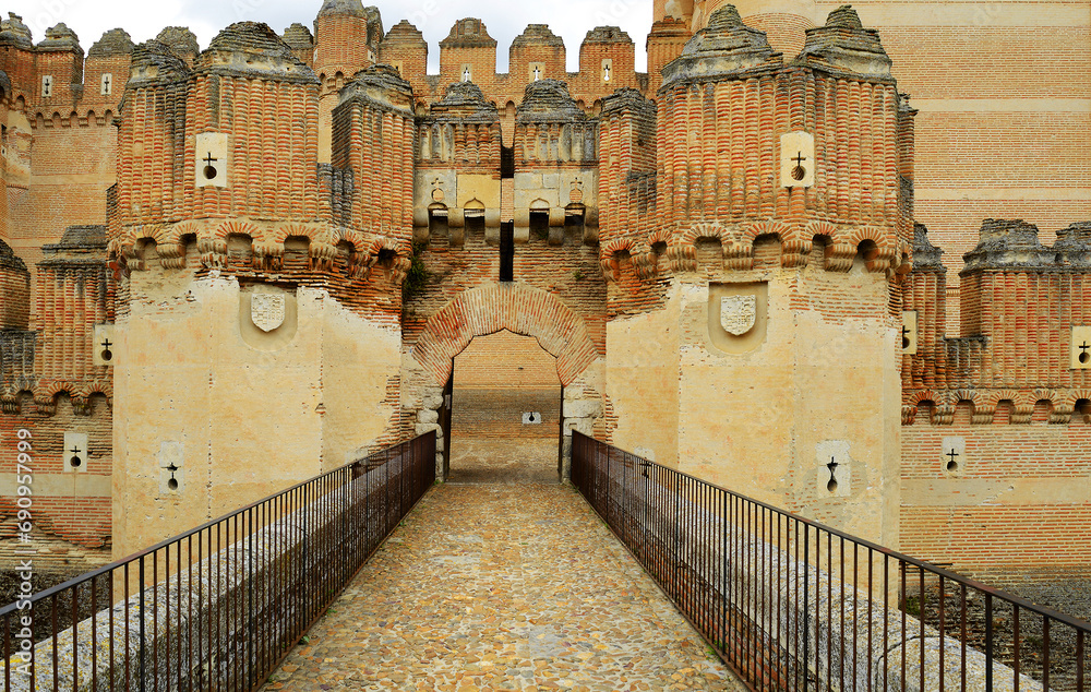 Coca Castle (Castillo de Coca) is a fortification constructed in the ...