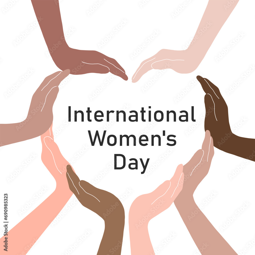 Inspire inclusion social campaign. International Women's Day. Stop ...