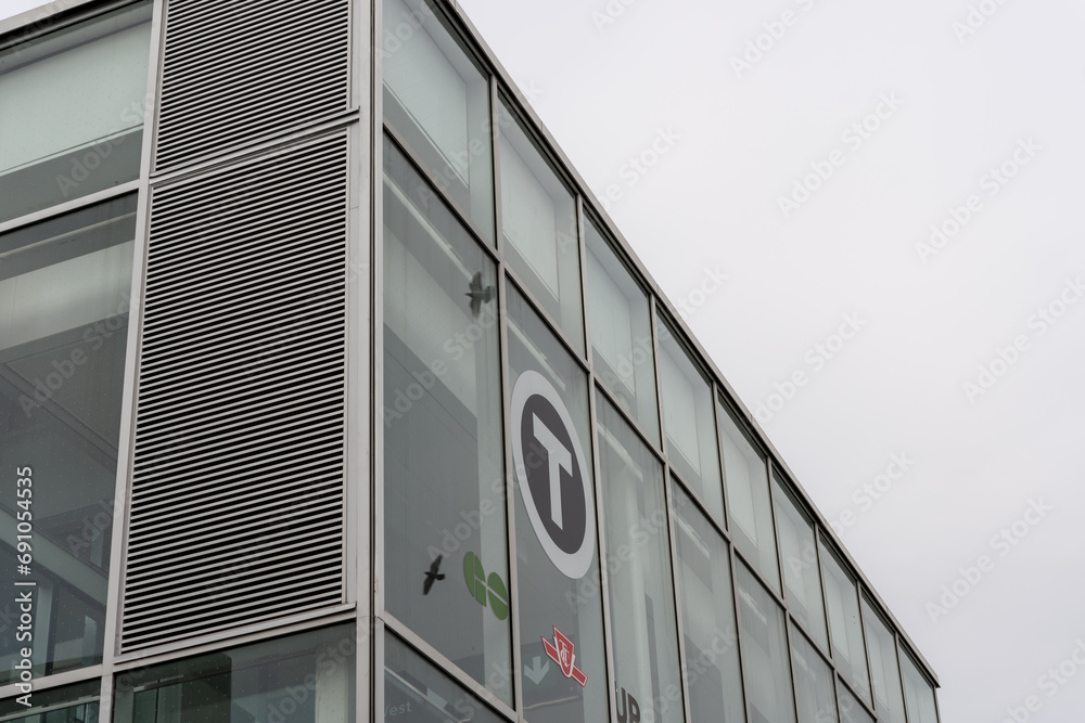Line 5 Eglinton (known as the Eglinton Crosstown) light rail station at ...