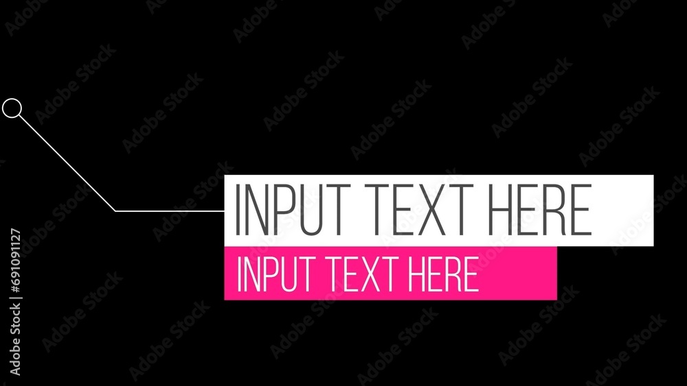 Clean Pop Up Call Out Text Animation Stock Template | Adobe Stock