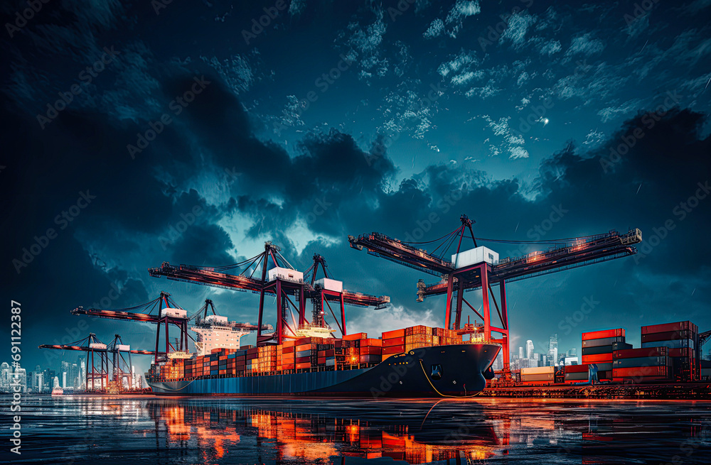 background, logistic, shipping, transportation, cargo, trade, transport ...