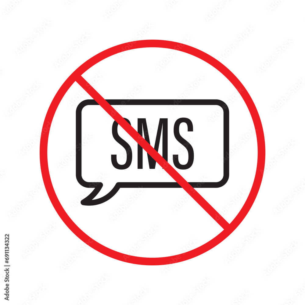 Forbidden Prohibited Warning, caution, attention, restriction label ...