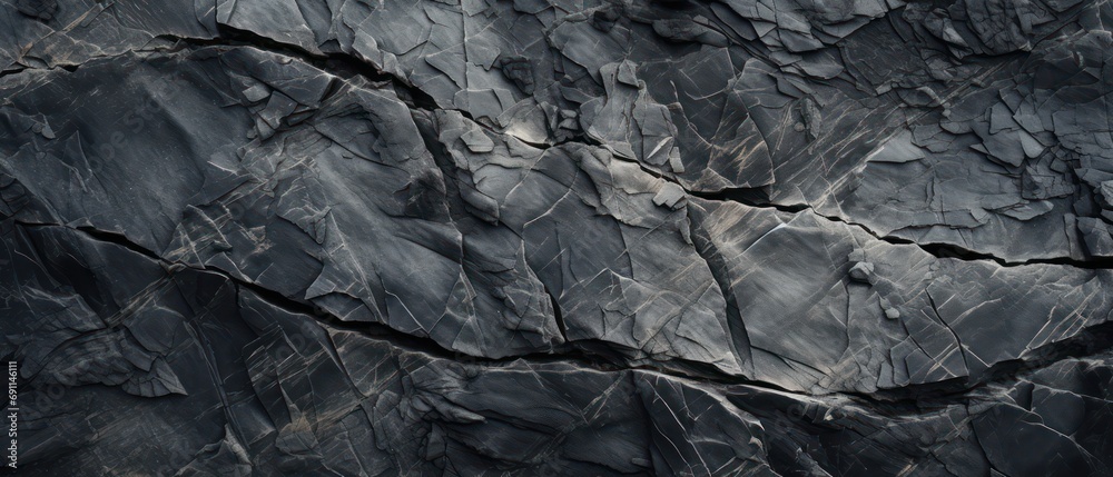 Grey rock texture background. dark grey rough mountain surface with ...