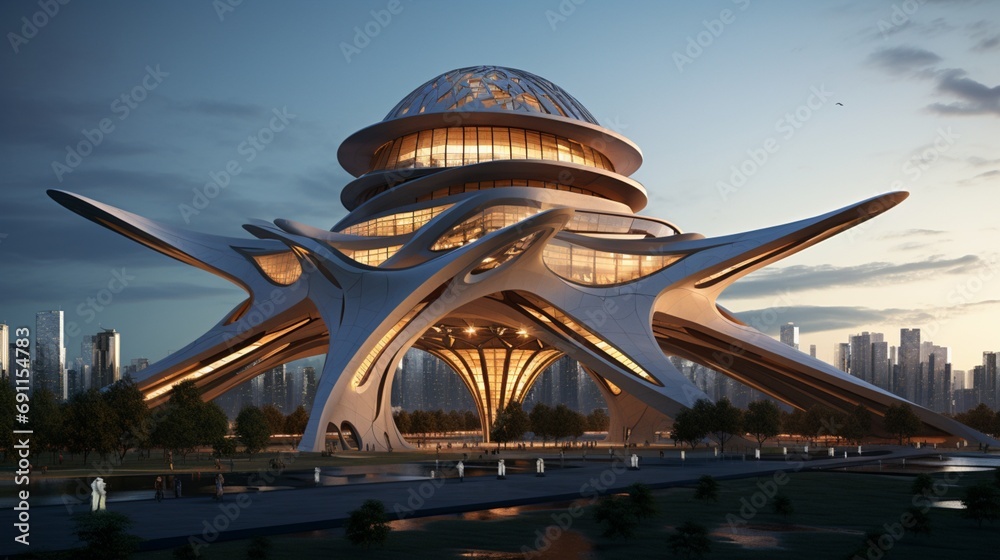 A sophisticated architectural design, enriched by machine learning ...