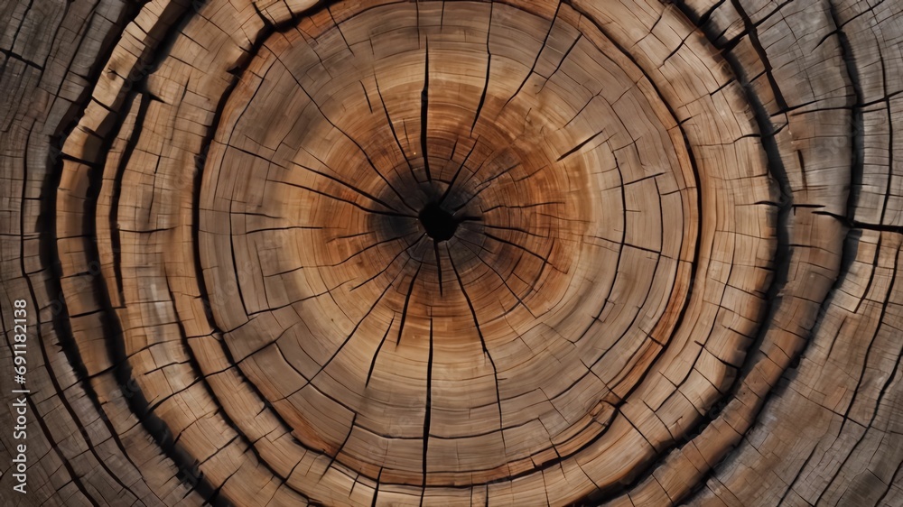 cross section of tree trunk texture.Created with Generative Ai ...