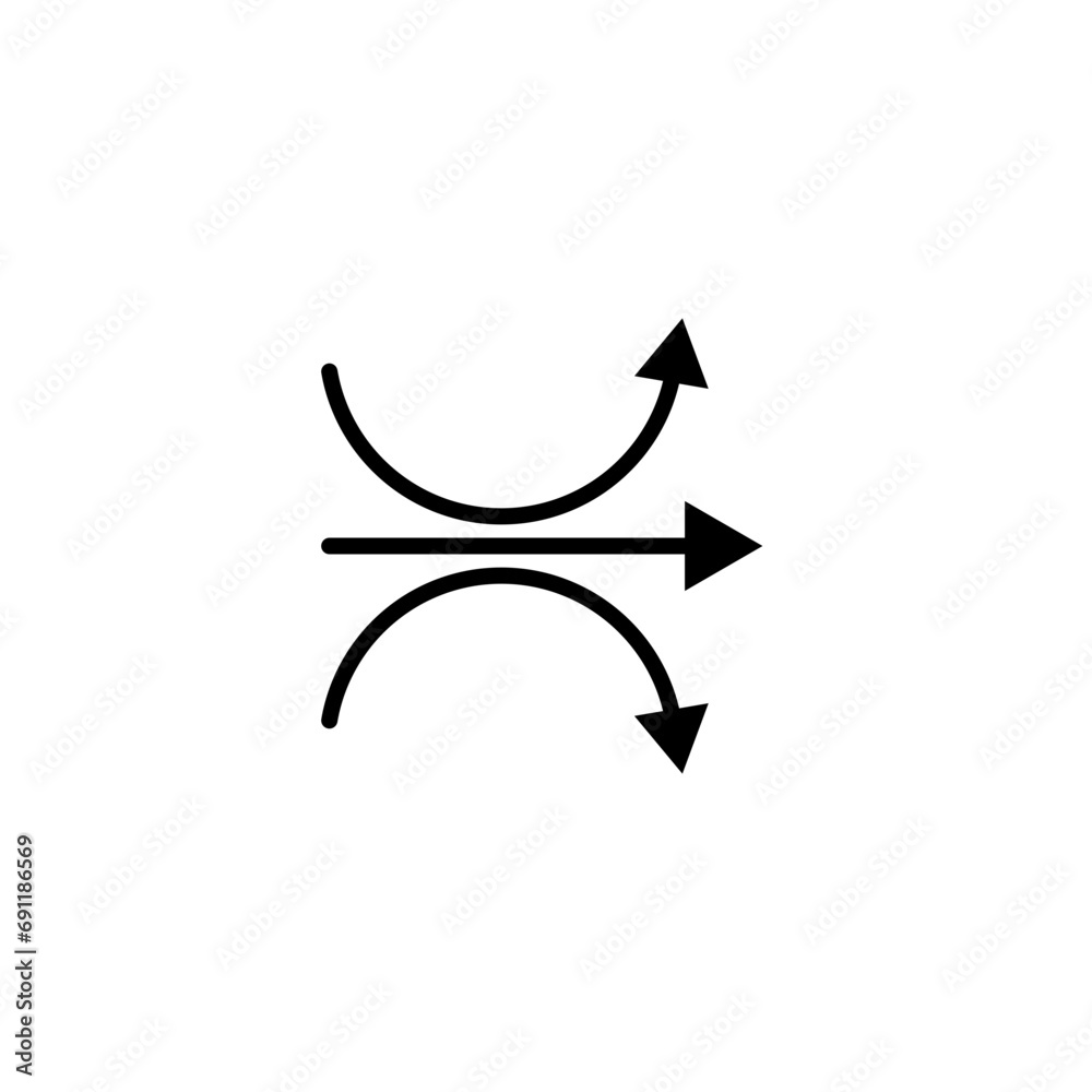 flexibility icon. elastic compression material with shock absorber or ...
