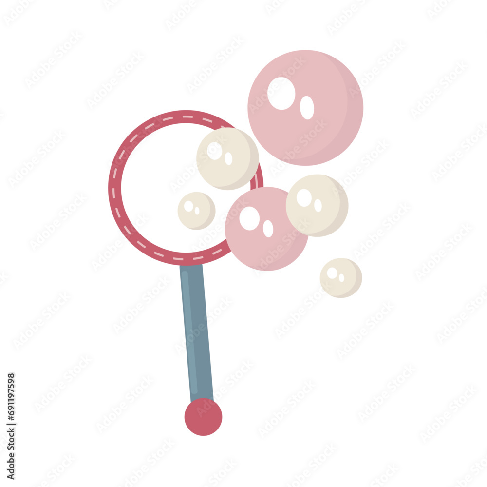 Bubble wand icon clipart avatar logotype isolated vector illustration ...