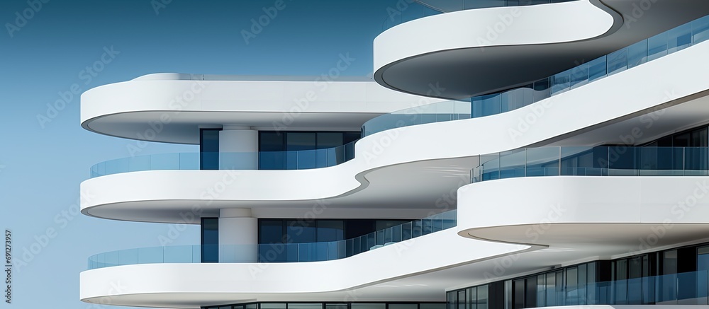 A modern, captivating building in the city center redefines urban ...